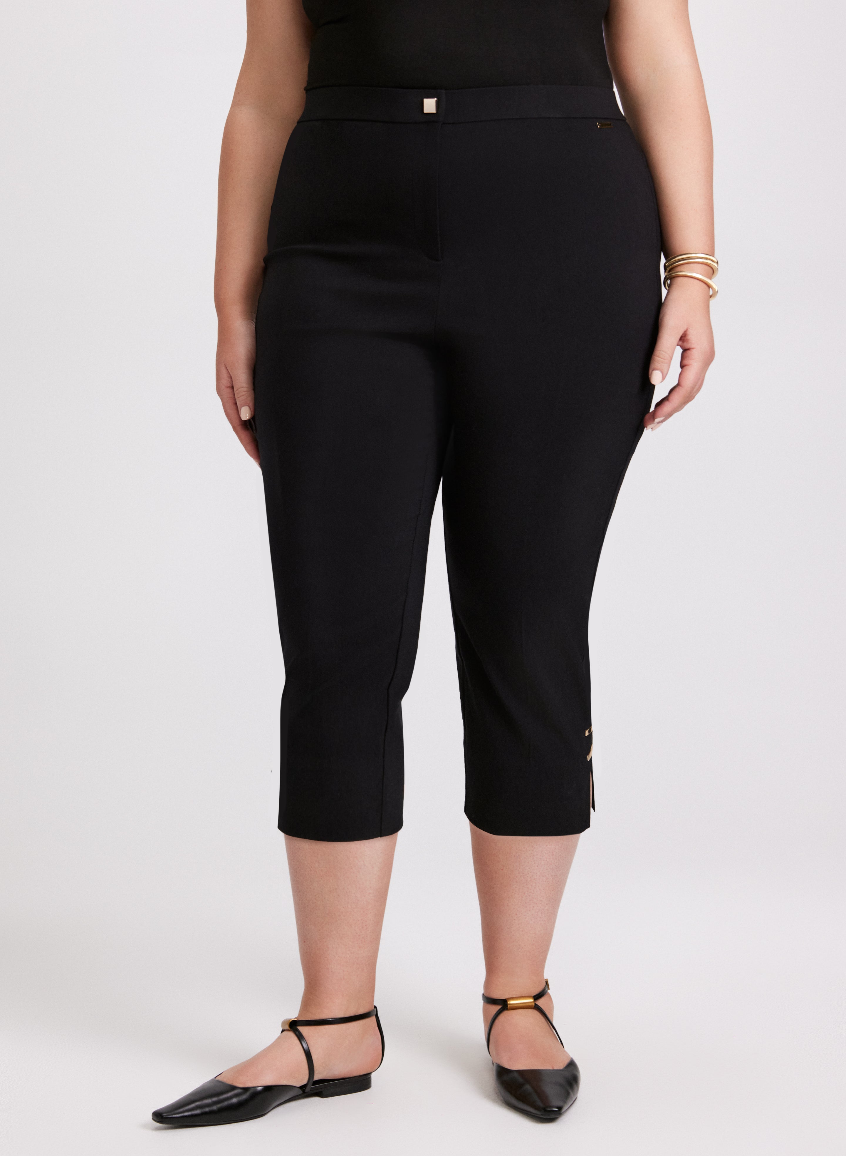 High-Rise Bengaline Capris