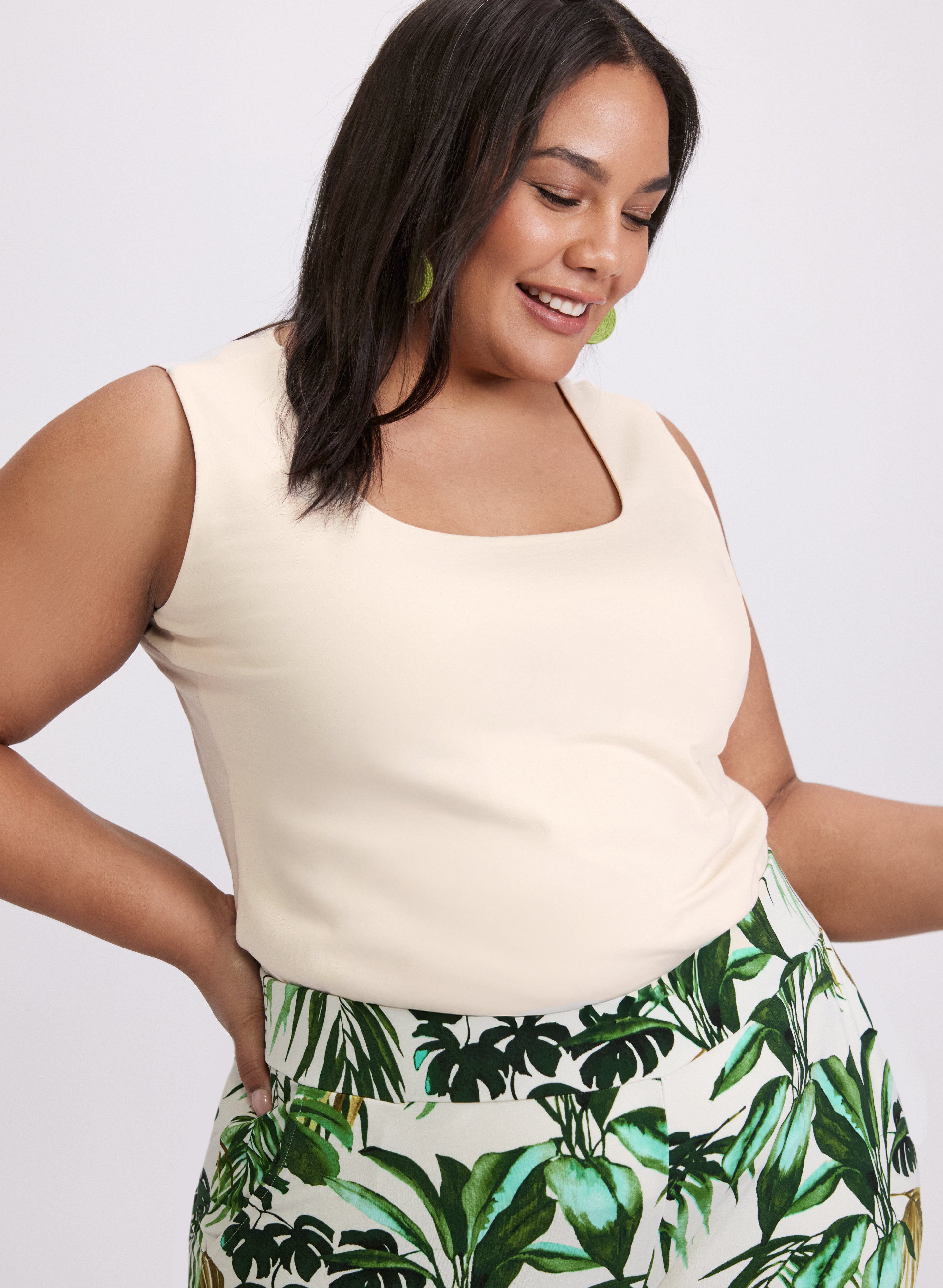 Square Neck Tank Top