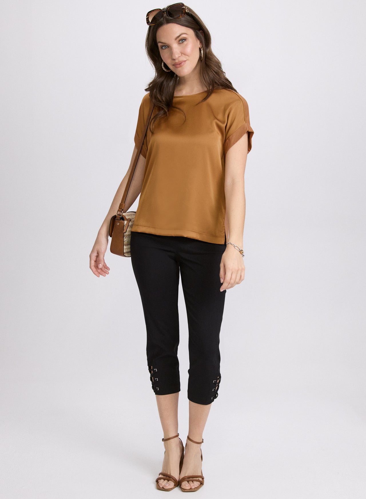 Pull-On Bengaline Capris