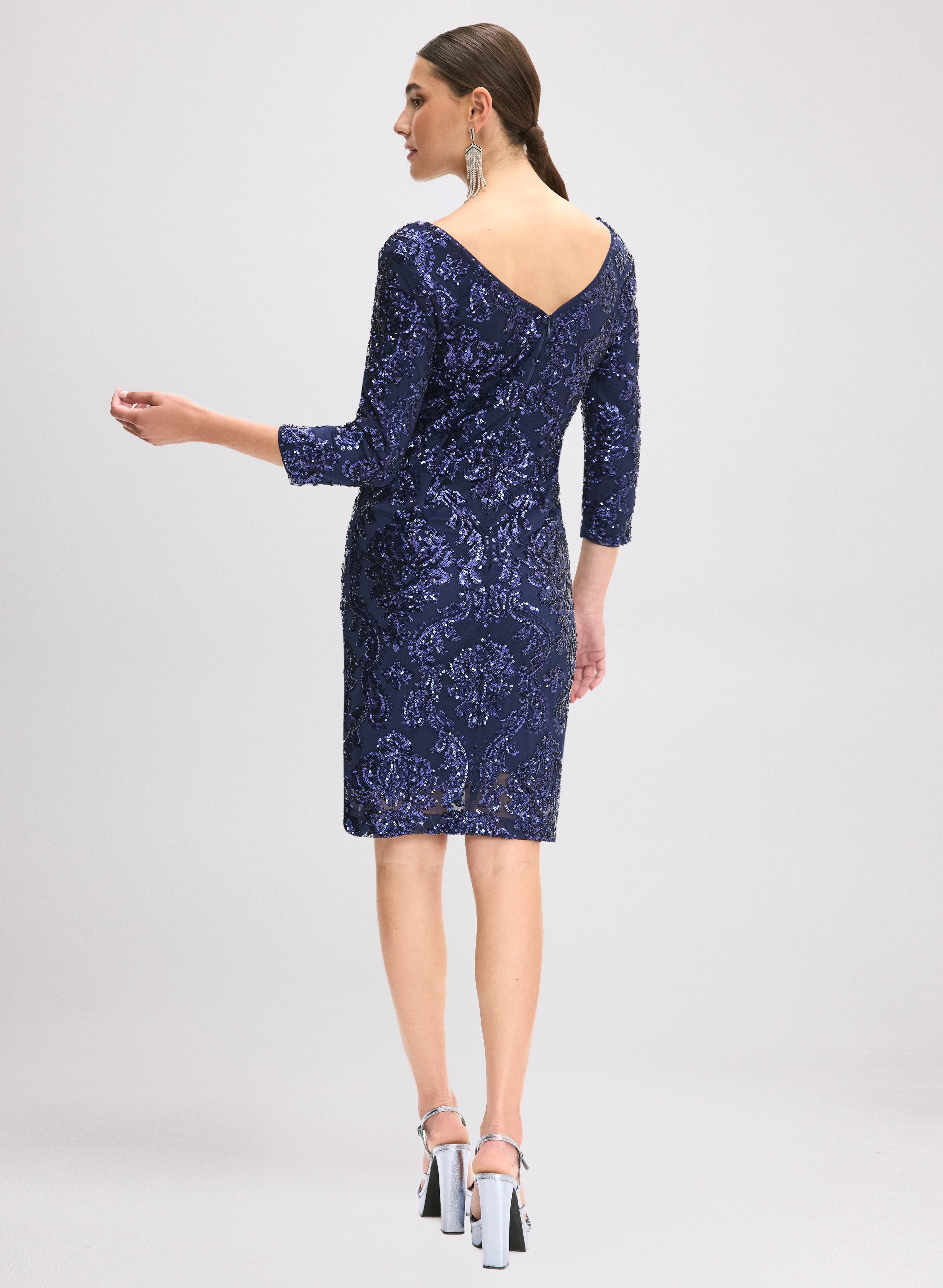 Sequin Pattern Dress