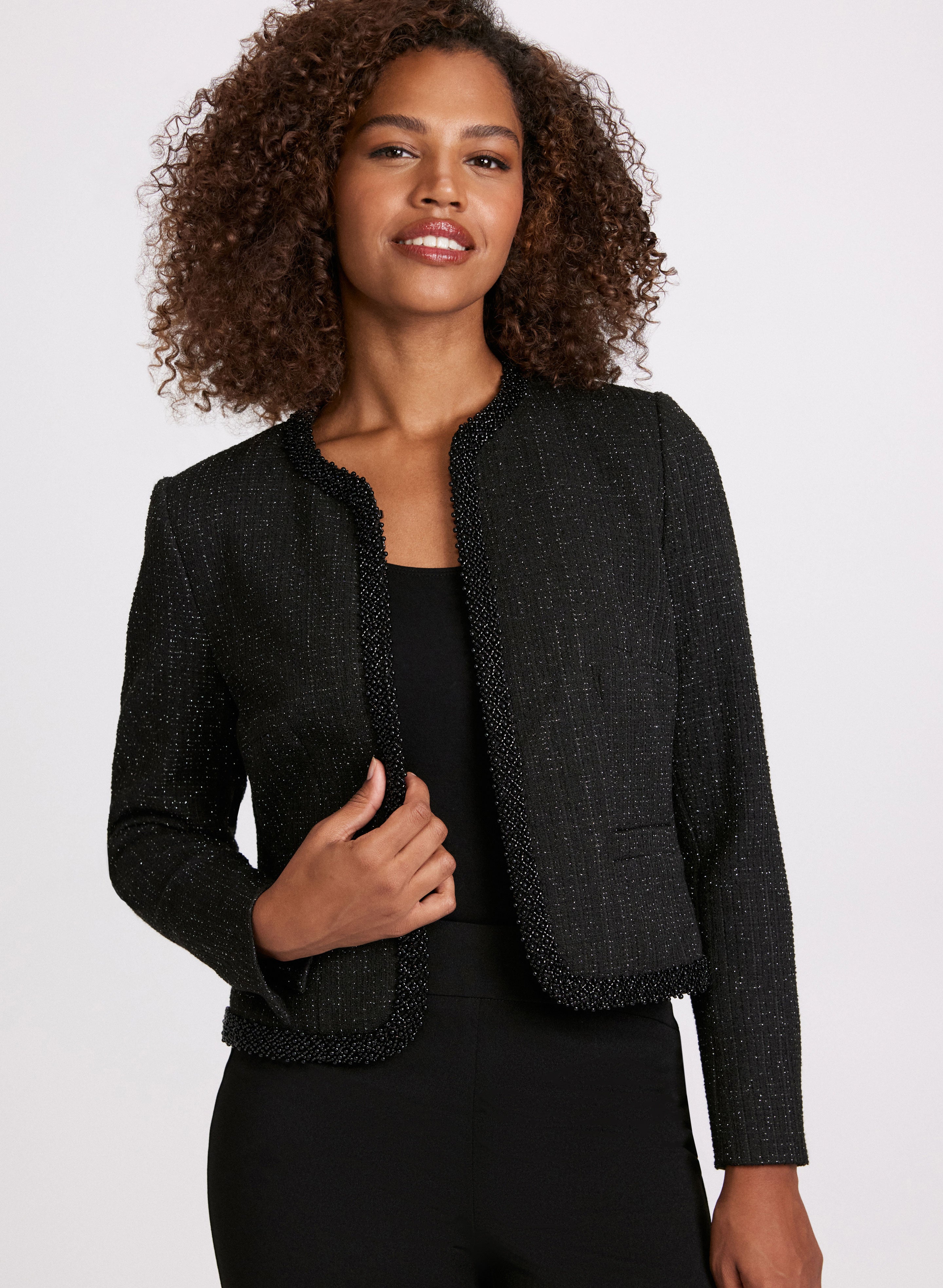Boucle jacket store