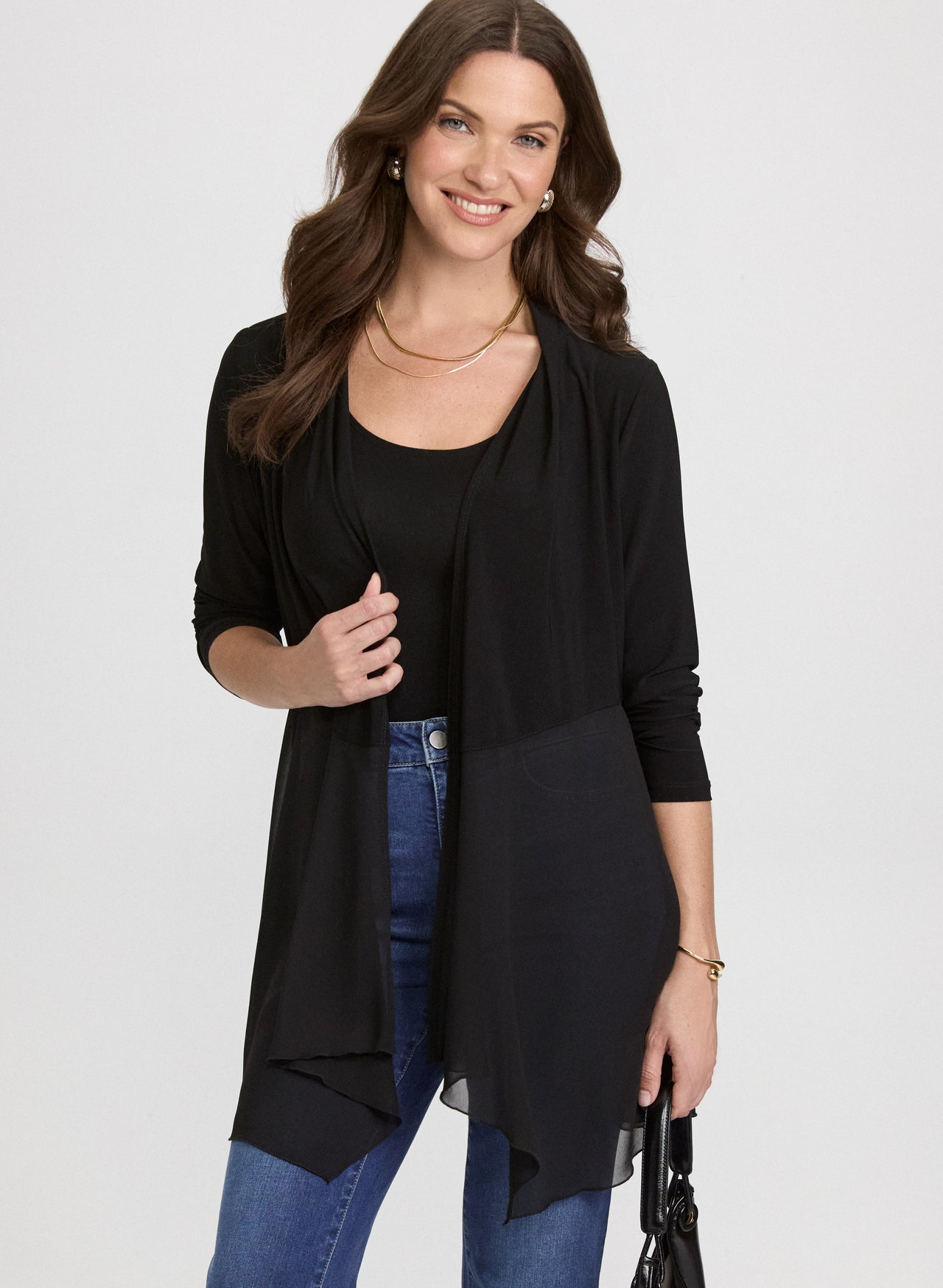 Sheer Open-Front Cover-Up