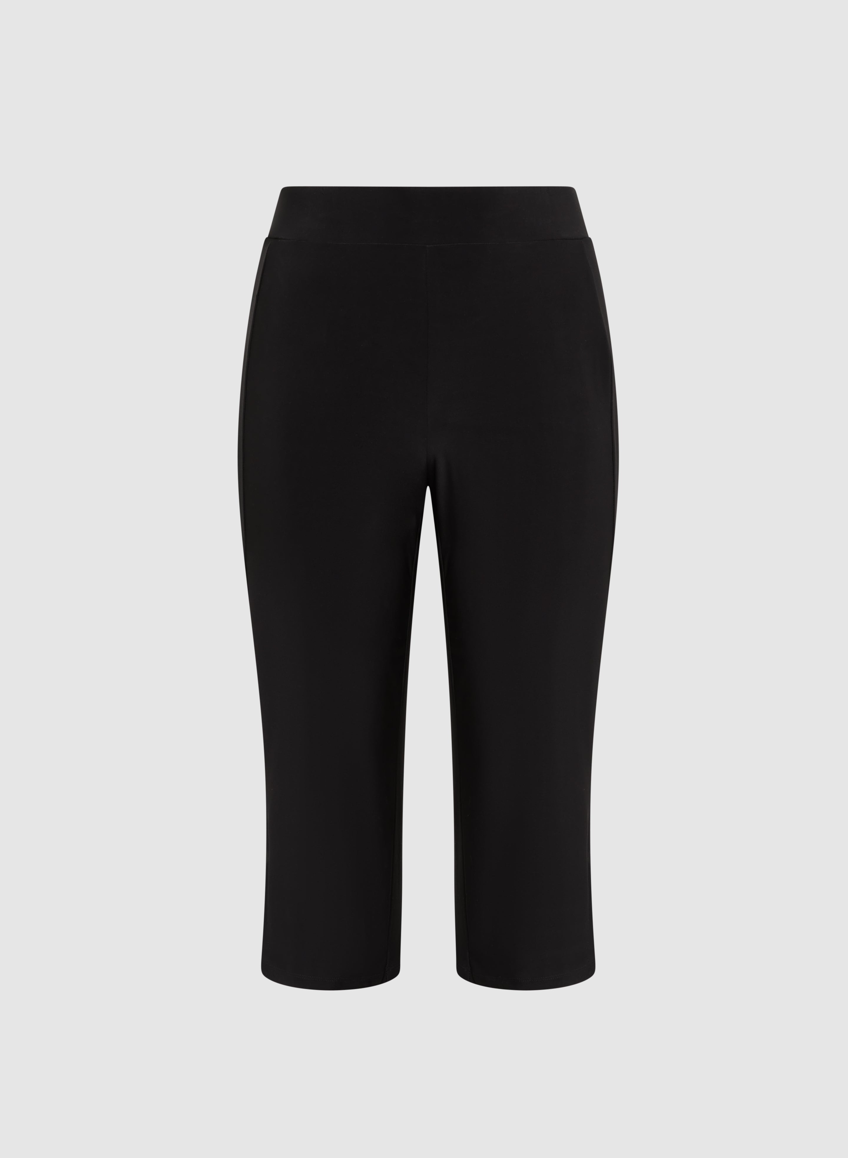 Side Slit Pull-On Capris