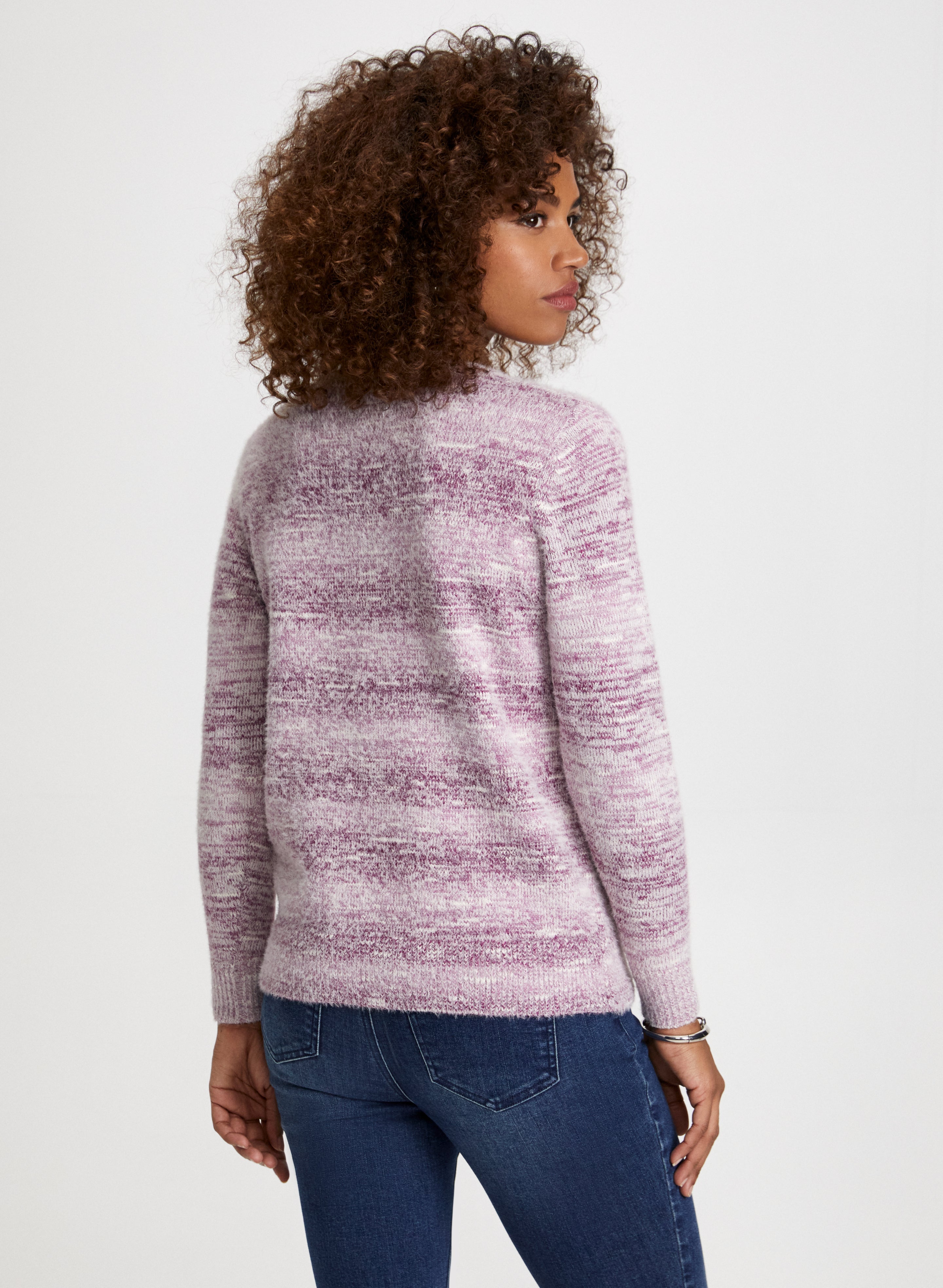 Stripe Gradient Motif Sweater