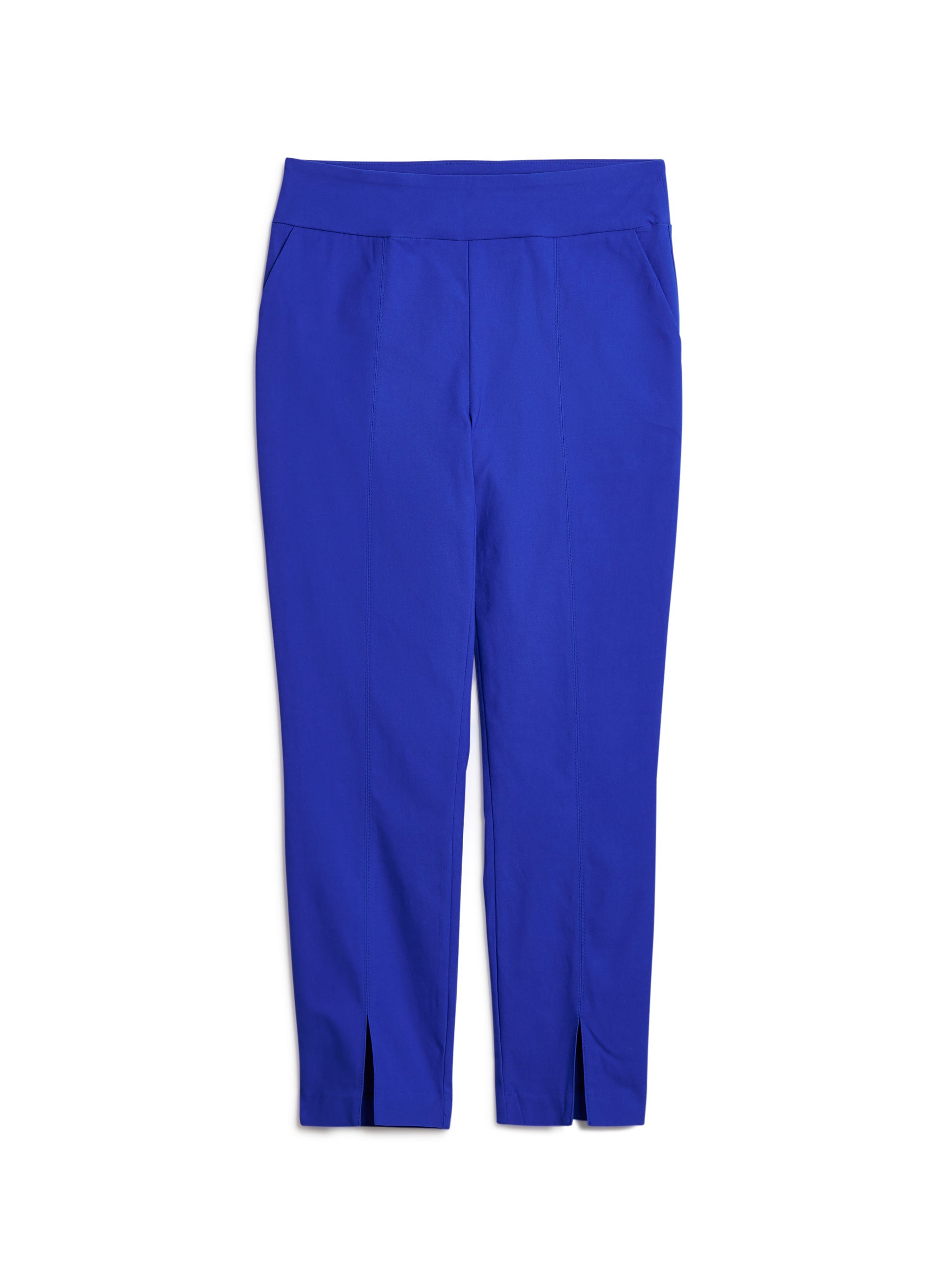 Slit Hem Pull-On Capris